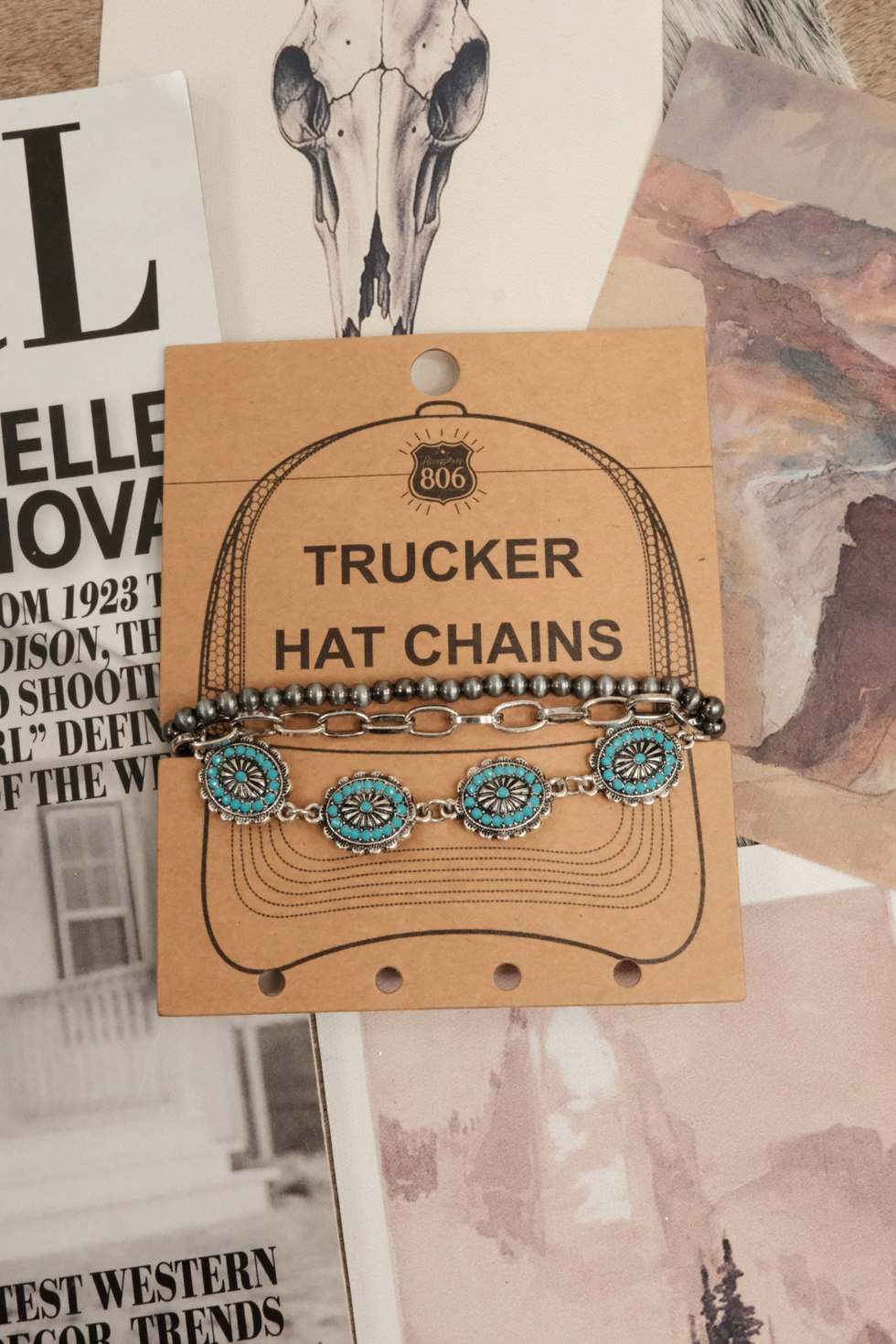 Rodeo Rebel Trucker Hat Chain – Cowgirl Society & Co