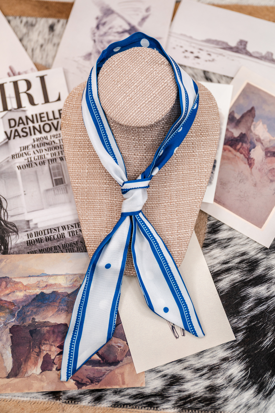 Prairie Dot Neck Twilly – Cowgirl Society & Co